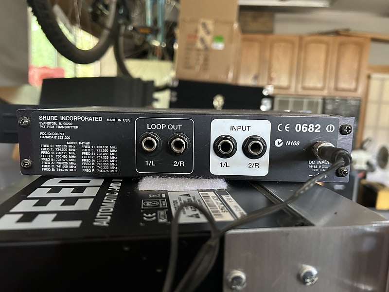 Shure P4T PSM Transmitter 2000s - Black | Reverb