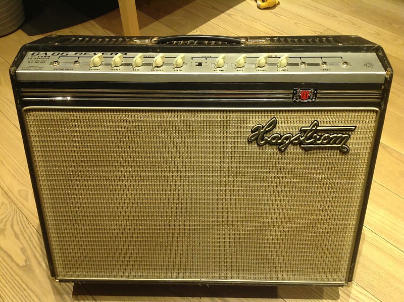 Hagstrom GA85 Reverb 1965 Black And Grey | Reverb