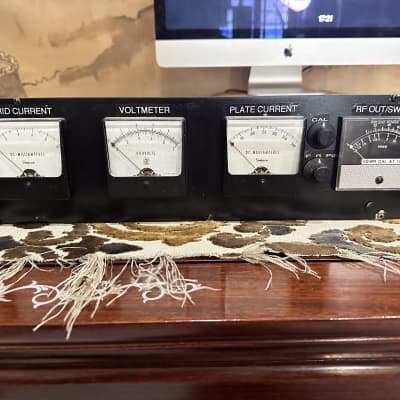 Vintage Meter bridge with 4 large vintage VU meters: Simpson | Reverb