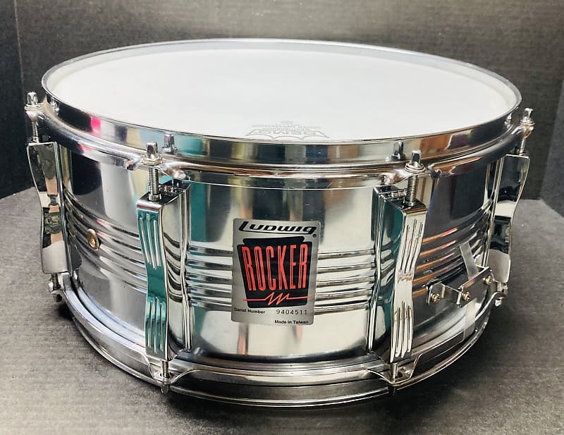 Ludwig Vintage Rocker 6.5”x 14” Steel Snare Drum 1994 - | Reverb