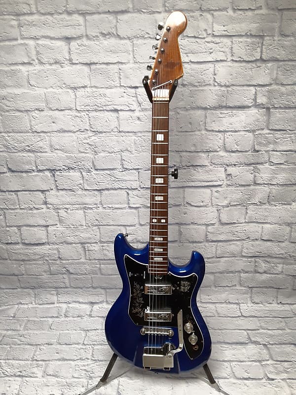 Vintage 1960's Teisco Spectrum 2 - ET-220 - Rare Blue Finish | Reverb