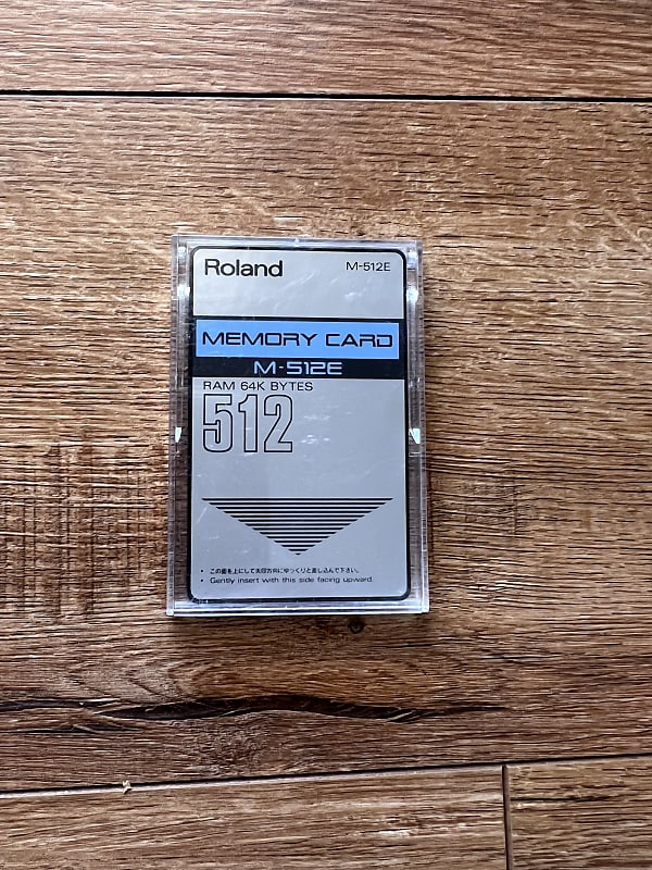 Roland Roland M-512E Ram Memory Card 64K Bytes | Reverb