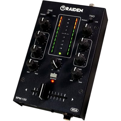 Raiden RPM-100 Portable 2-Channel DJ Mixer Regular | Reverb