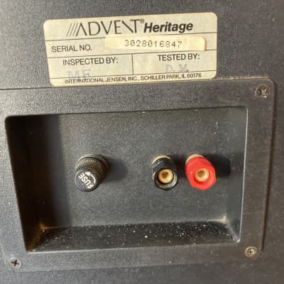 Vintage Pair of Advent Heritage Speakers Re-Foamed Speakers | Reverb