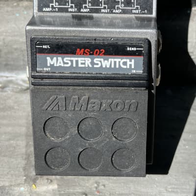 1980s Maxon MS-02 Master Switch MIJ Japan Vintage Effects | Reverb