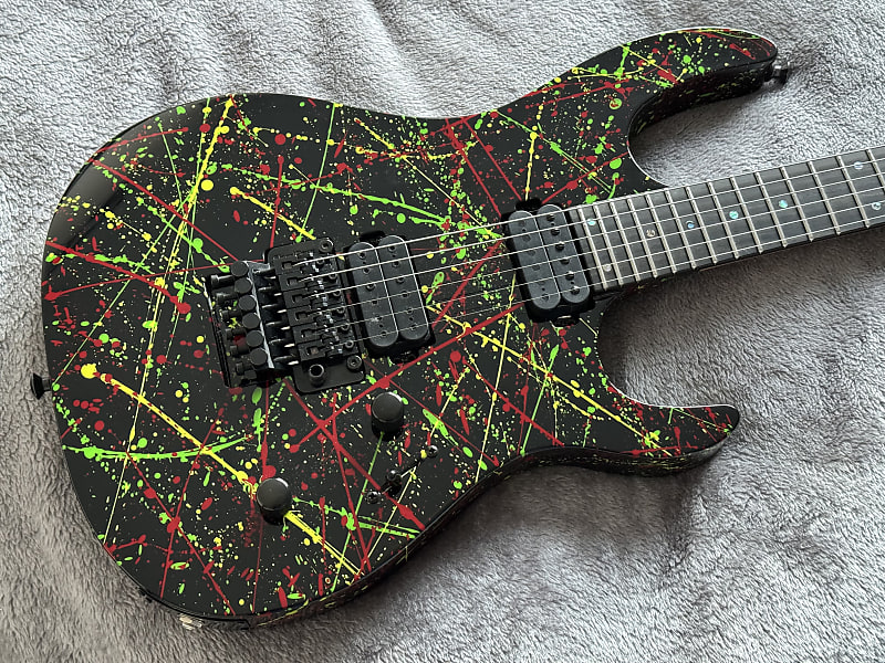 Kiesel DC Splatter Neck Thru 2024 Hard Case | Reverb