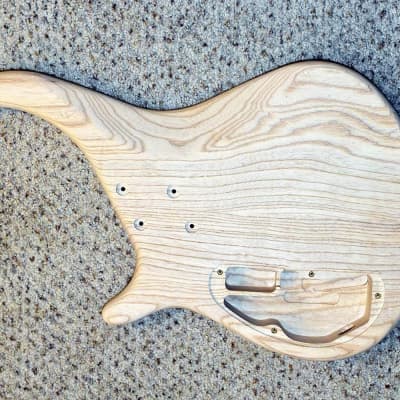 NEW! Warmoth Gecko 5 String Bass Body & Neck, Unfinished | Reverb
