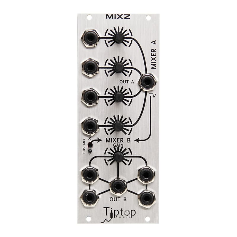 Tiptop Audio MIXZ Low-Noise Dual Mixer - Mixer Modular | Reverb