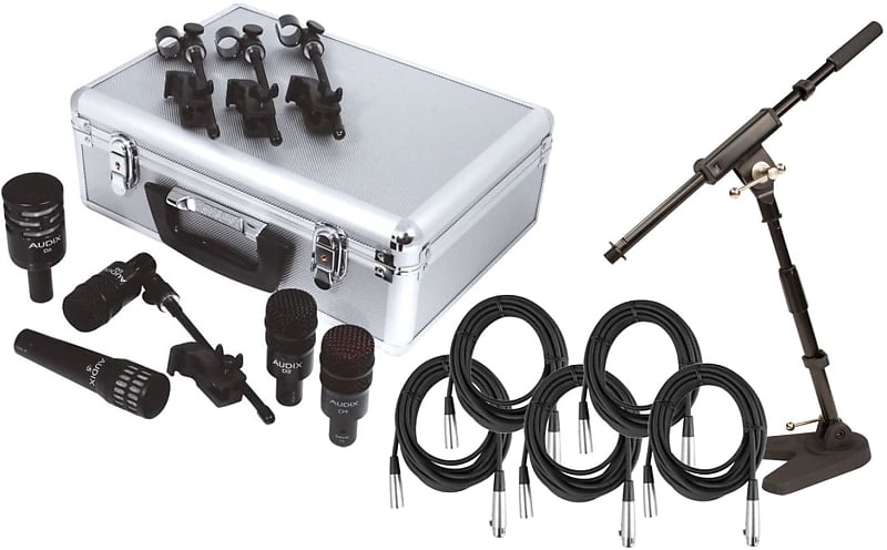 Audix DP5a 5-Piece Drum Microphone Pack w/ 5 Free Mic Cables | Reverb