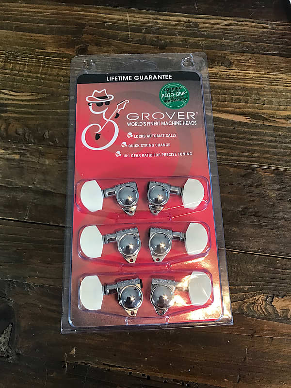 Grover Roto-Grip Locking Tuners w/Pearl Buttons | Reverb