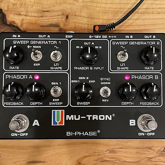 Mu-Tron bi phase limited edition black reissue black | Reverb UK