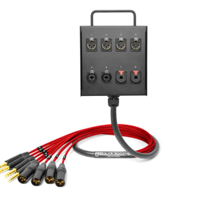 8 Channel Custom Mogami Studio Wall Stage Floor Box Neutrik | Reverb