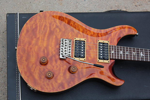 1992 Paul Reed Smith PRS Custom 24 10 Top Birds Tortoise | Reverb