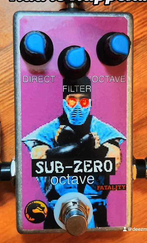 Sub Zero Octave Pedal With Low Passmid Bump Filter Reverb Uk