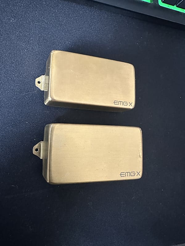 EMG 81X/HAX - Brushed Gold Chrome | Reverb
