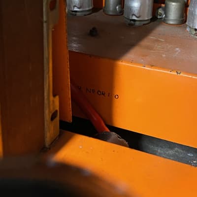 Vintage 1960s Orange Matamp 200w KT88 PA 5 Channel Mixer | Reverb