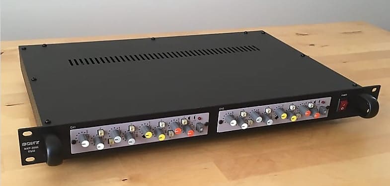 Sony MXP-3000 EQ32 4-band Wien EQ pair racked 1990s analog | Reverb