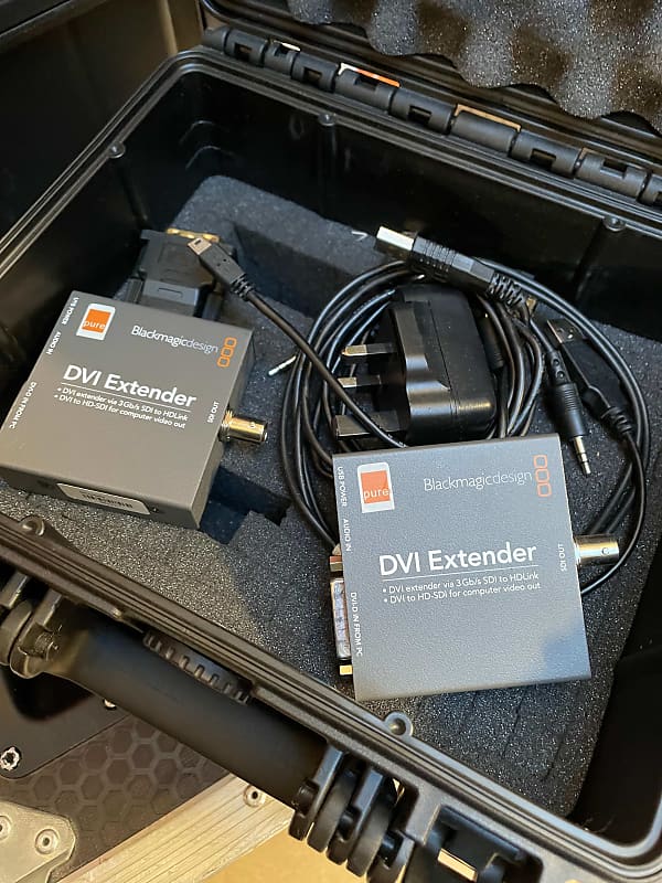 2 x BlackmagicDesign DVI extender | Reverb