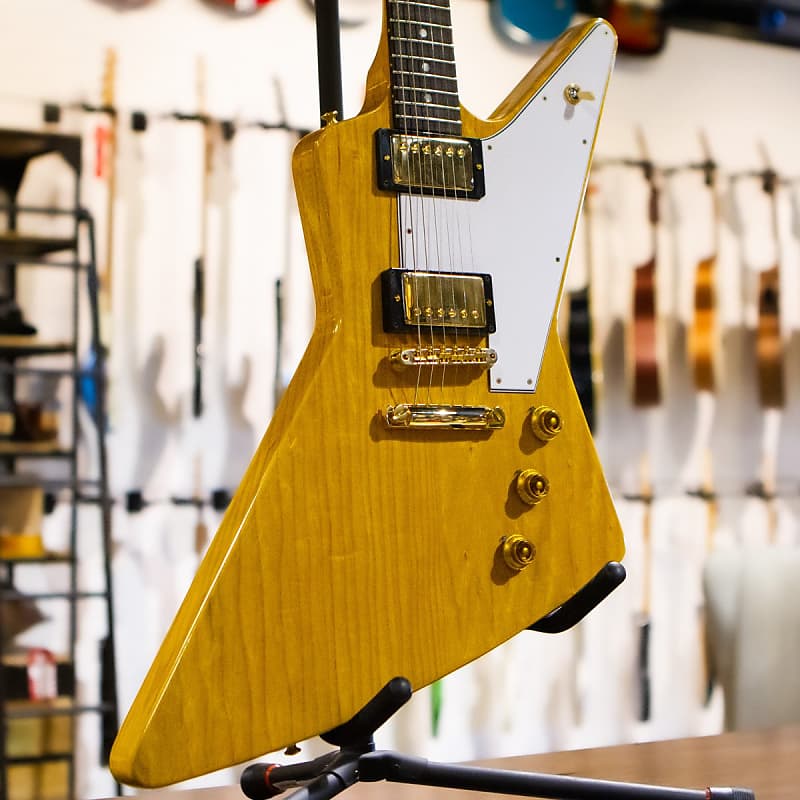 Gibson 1958 Korina Explorer Reissue (White Pickguard) - | Reverb