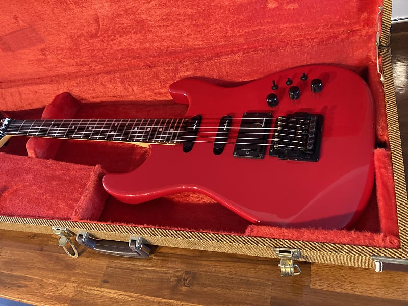 Charvel-Jackson 4 HSS 1986 - Red | Reverb