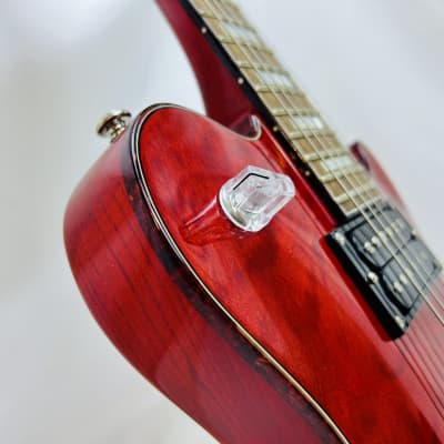 Electra Invicta Red Trans Ruby Electric Guitar With Case - | Reverb