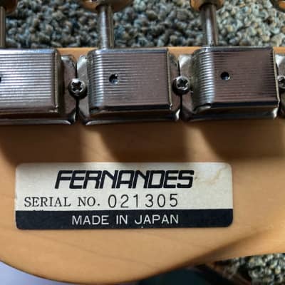 Fernandes TE2 Telecaster '90s - metallic red MIJ w/HSC | Reverb