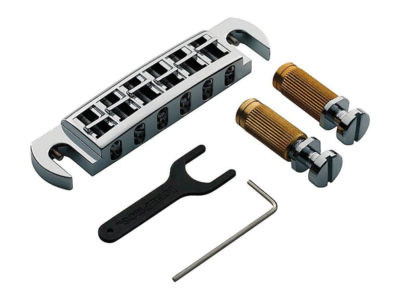 TonePros AVT2G-CH AVT2G wraparound bridge, for USA guitars, | Reverb