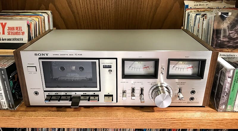 Rare Vintage Sony TC K4A Stereo FeCr CrO2 Cassette Tape Deck | Reverb