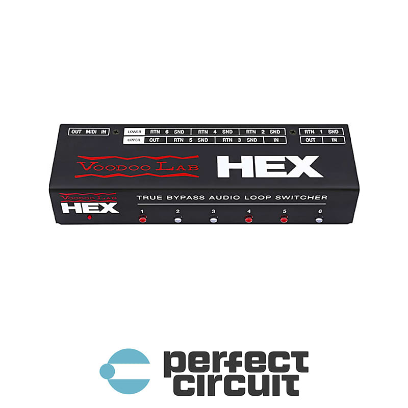 Voodoo Lab HEX MIDI Controlled Audio Loop Switcher | Reverb UK
