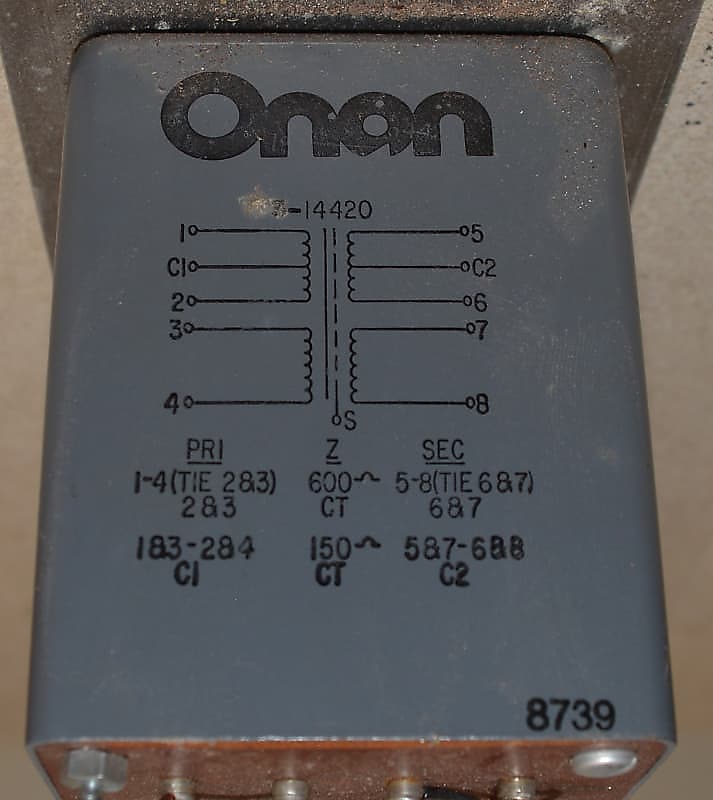 Pair of A14420 ONAN/ADC Repeat Coil Transformers Western | Reverb