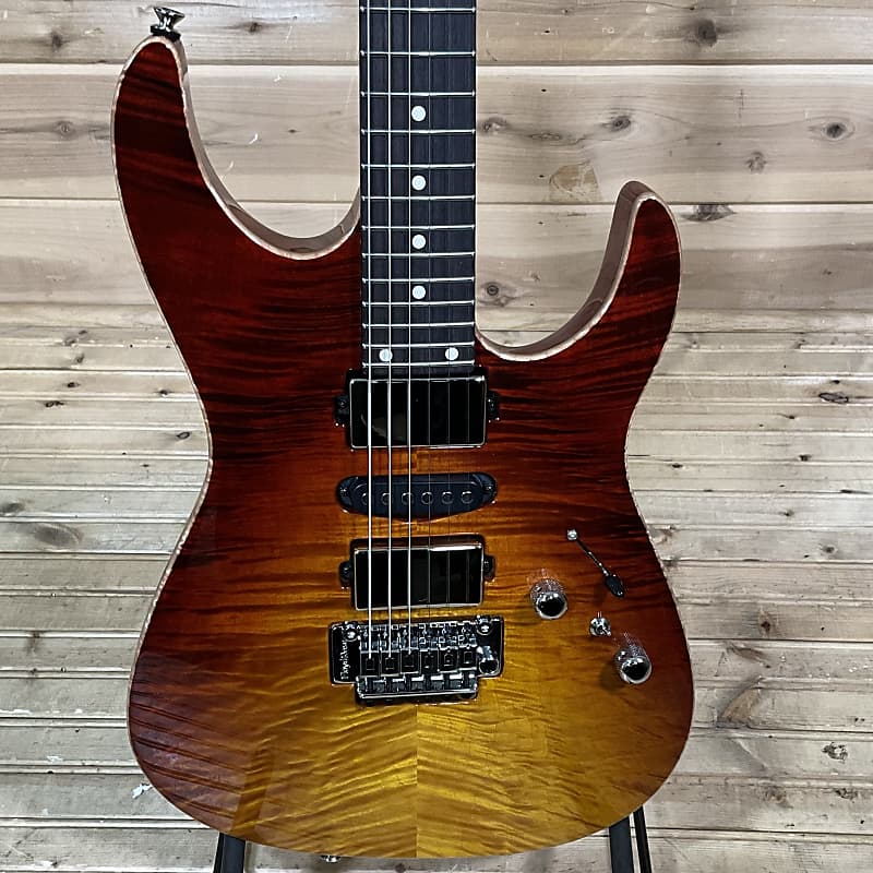 Tom Anderson Angel Electric Guitar - Fire WakeSurf | Reverb