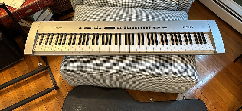 Technics SX-P50 Digital Piano Early 2000s - Silver | Reverb