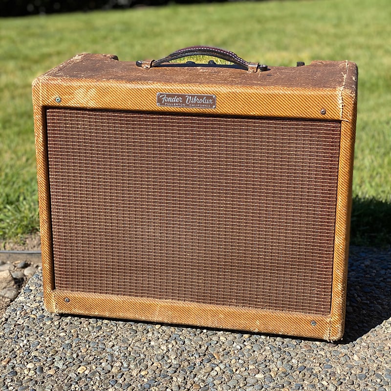 1959 Fender Vibrolux Tweed 5F11 - Deluxe W/ Vibrato! | Reverb