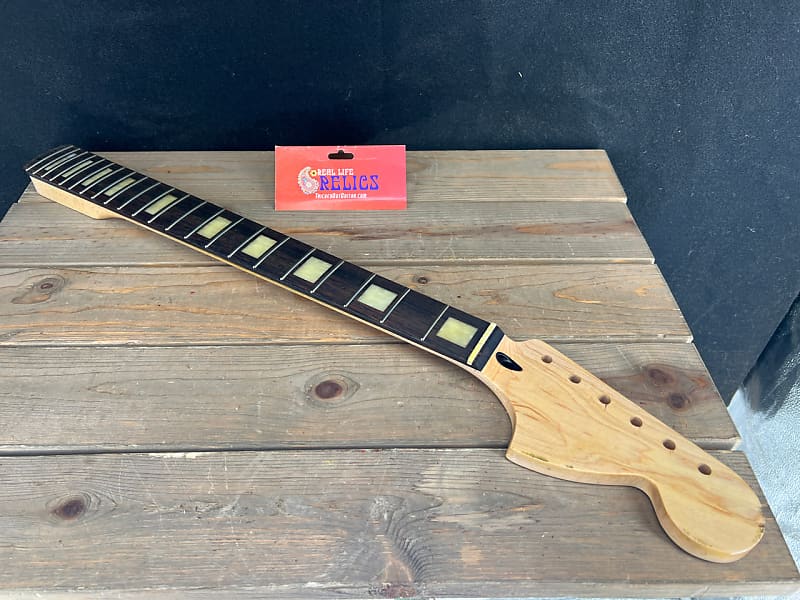 Real Life Relics Maple Rosewood Fingerboard Block Inlays | Reverb