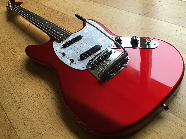 Fender Mustang '69 Reissue T-Serial MIJ Matching Headstock | Reverb