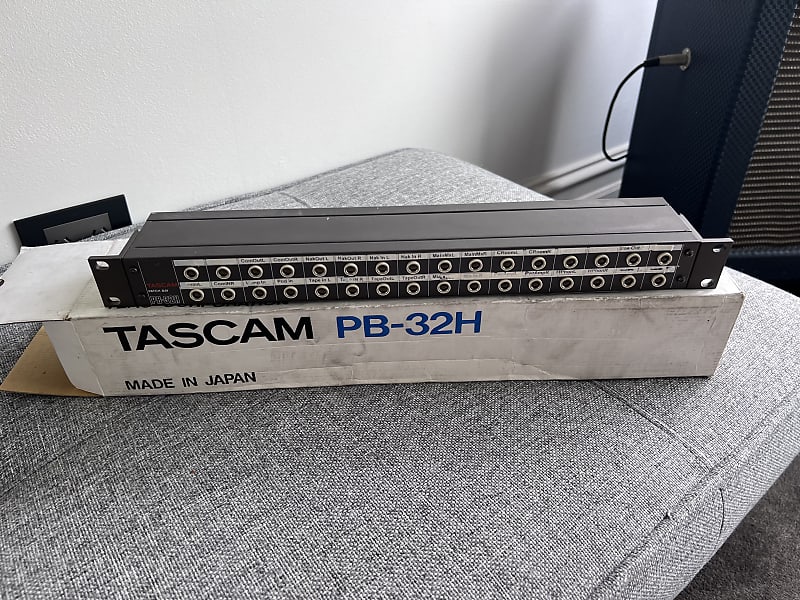 Tascam PB-32H 32 Jack Patchbay x 2 | Reverb