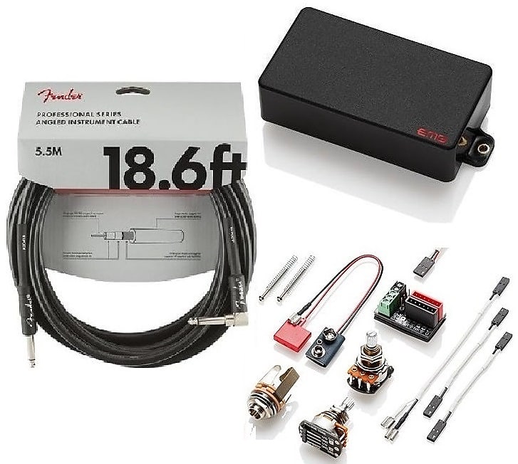 EMG GTV Glenn Tipton Vengeance Black Active Bridge Or Neck | Reverb