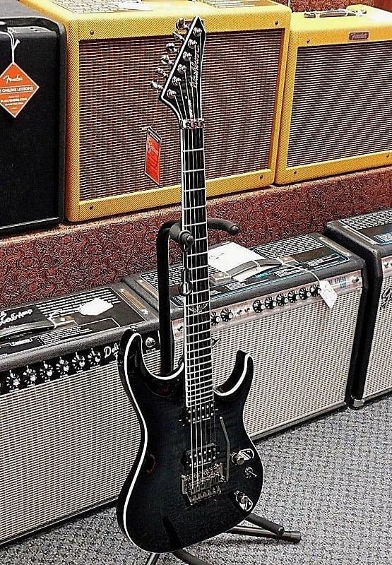 Washburn PXS20FR Parallaxe NAMM Show Display Model! Black | Reverb