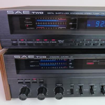 SAE TWO 2PC INTEGRATED AMPLIFIER A7 + TUNER T14 SERVICED | Reverb