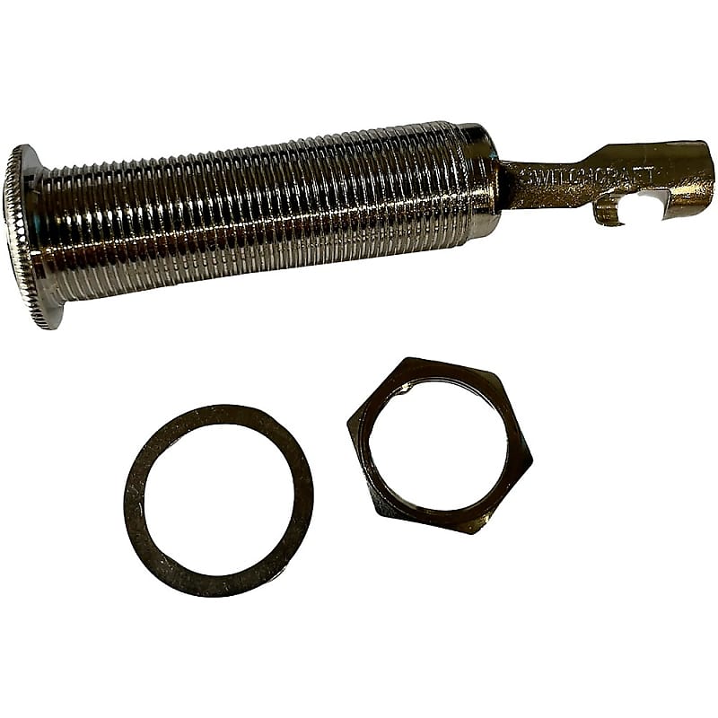 Allparts Switchcraft Long Threaded Barrel Jack Mono Single | Reverb
