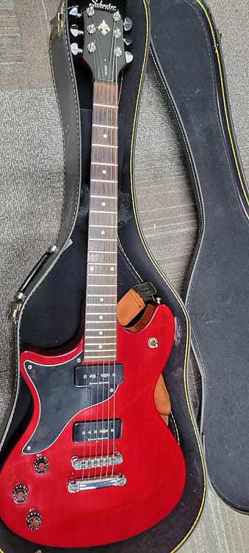 Schecter Diamond Series Omen Cherry Red Guitar | Reverb