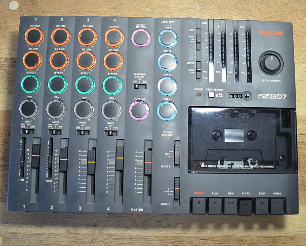 Tascam Porta 07 Mini Studio 1990s Black | Reverb