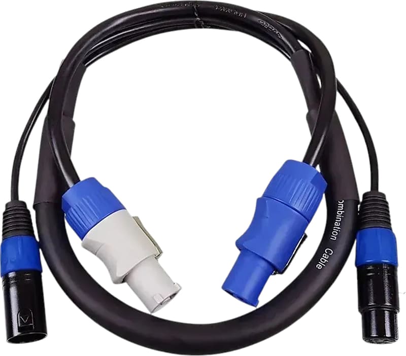 Blizzard Lighting DMX5PC-10 powerCON 5-Pin DMX Combo Cable, | Reverb