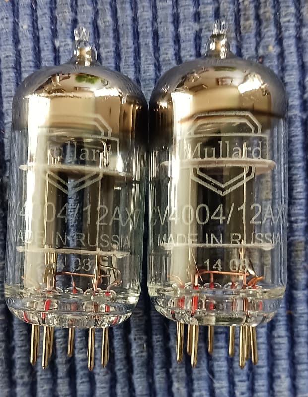 Mullard CV4004/12AX7 - Low Hours- 2 Great Tubes - Thinning | Reverb