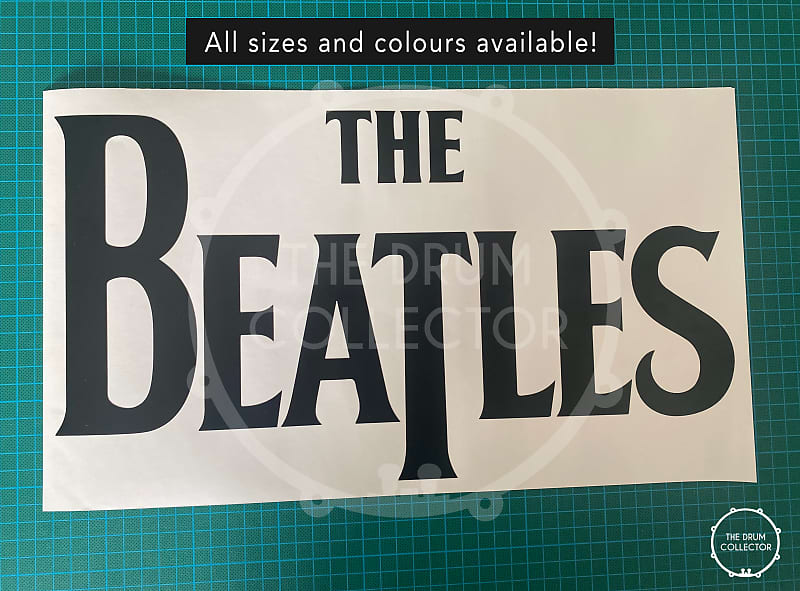 The Beatles 1966 Logo, Repro Adhesive Decal Set for | Reverb Canada