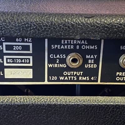 1979 Randall Commander IV 200 Watt Vintage Amplifier | Reverb