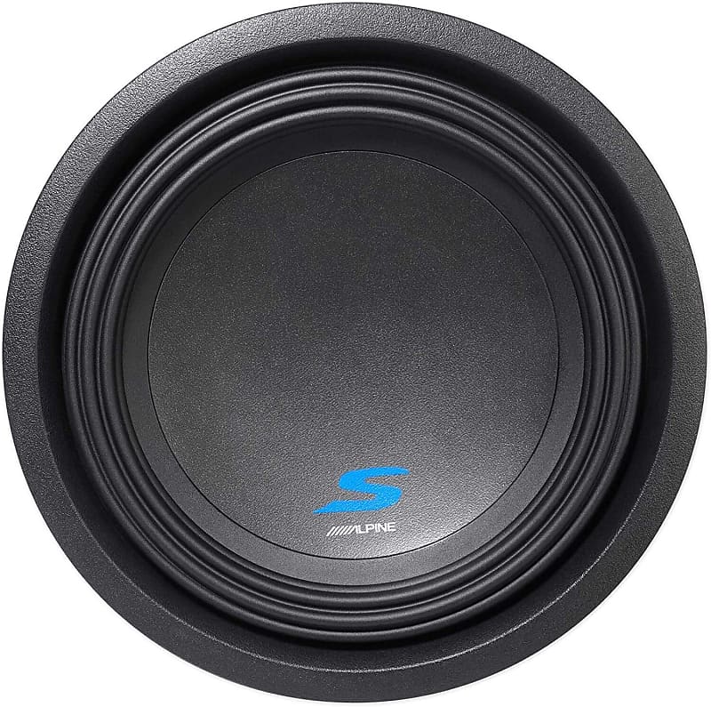 Alpine S-W10D4 Car Subwoofer 1800W Max, 600W RMS 10" S-Series | Reverb