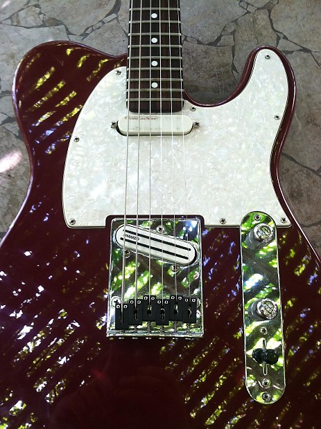 Fender MIM Telecaster Loaded Body Red Lace Sensor Dimarzio T | Reverb