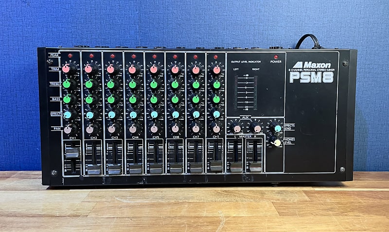 Maxon PSM8 8-Channel Personal Stereo Mixer Ultra Rare! | Reverb