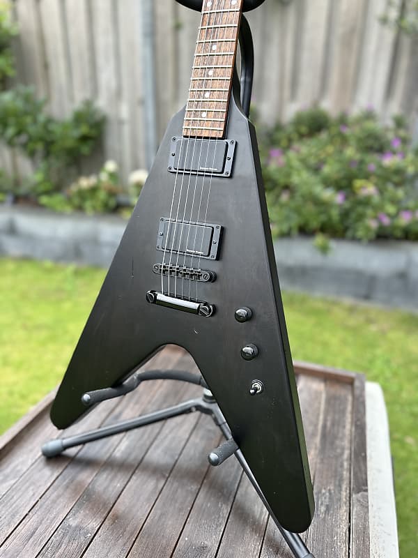 ESP Edwards FV-125D 2016 - Satin Cloudy Black | Reverb